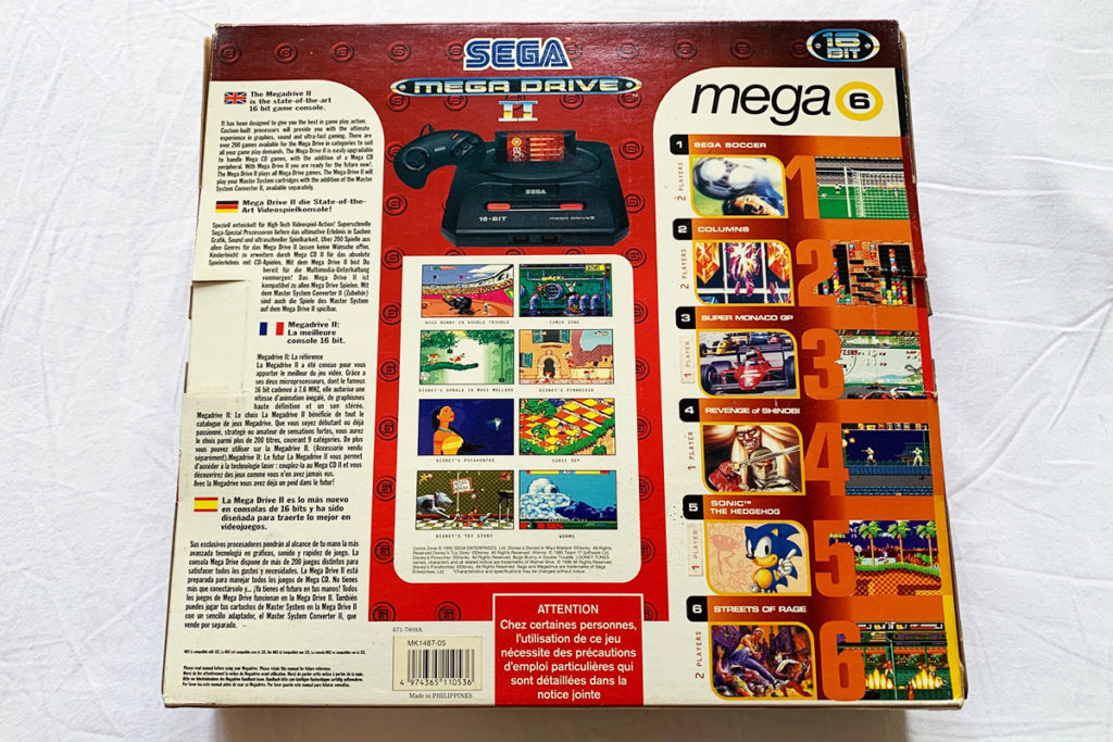 Sega Mega Drive 2 (6 Games) | Vintage Consoles